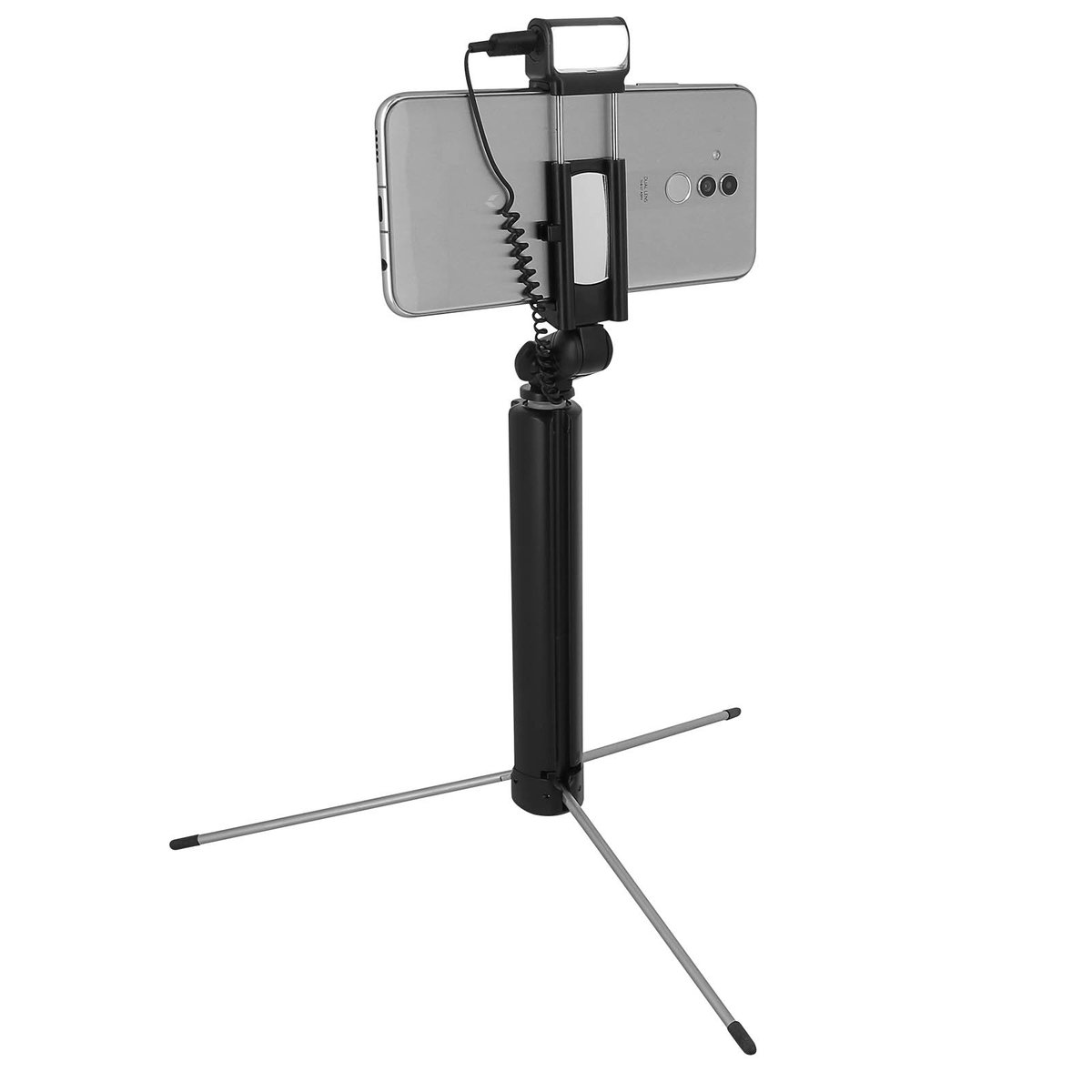 Statyw do smartfona Obrotowy 360° zintegrowany z diodami LED, pilot ...