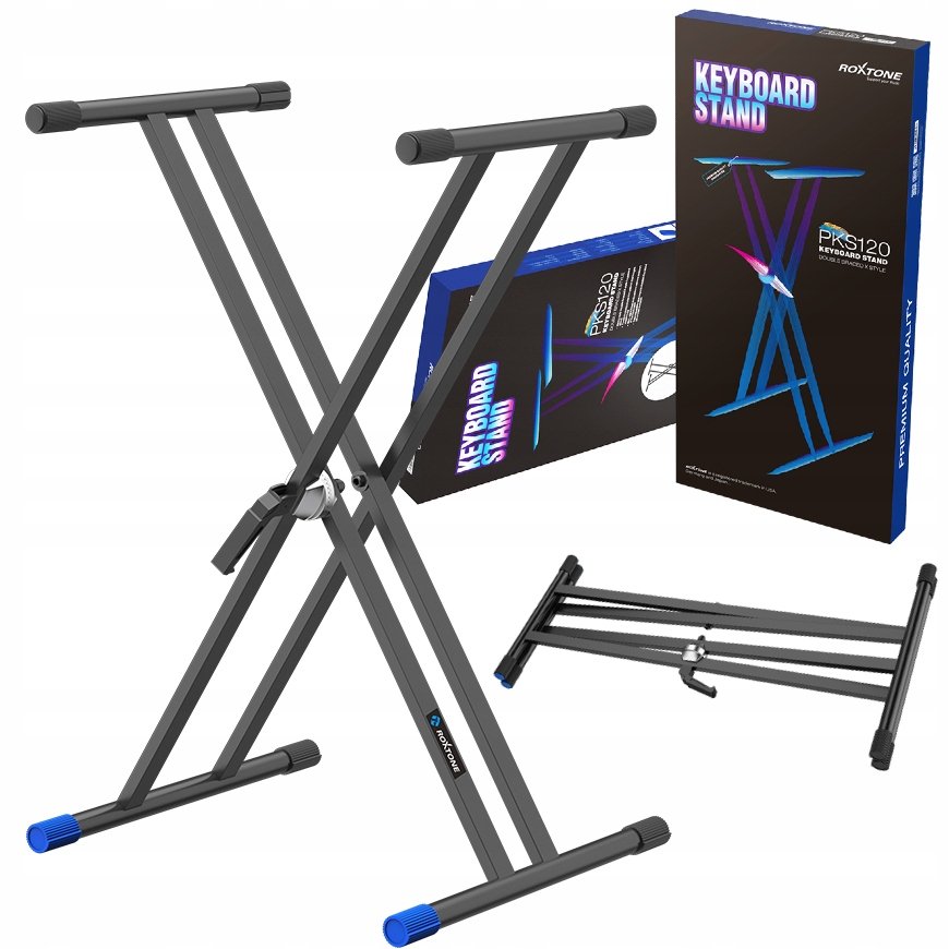 STATYW NA KEYBOARD PIANINO CYFROWE STAGE PIANO REGULOWANY ROXTONE ...