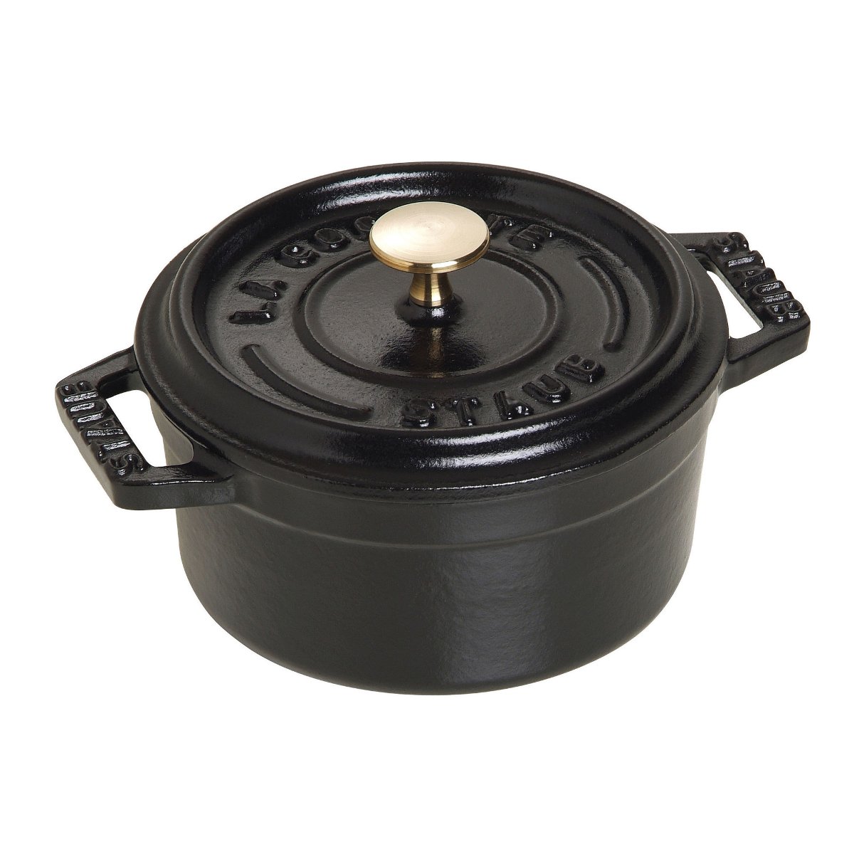 Staub, Mini garnek żeliwny okrągły 250 ml, Czarny - Staub | Sklep EMPIK.COM