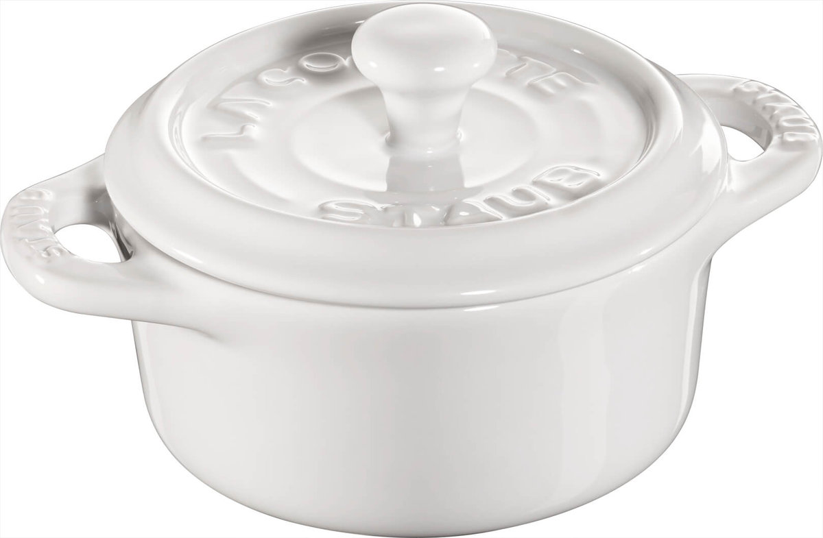 Staub Staub Mini Cocotte Okrągły - 200 ml, Biały - Staub | Sklep EMPIK.COM