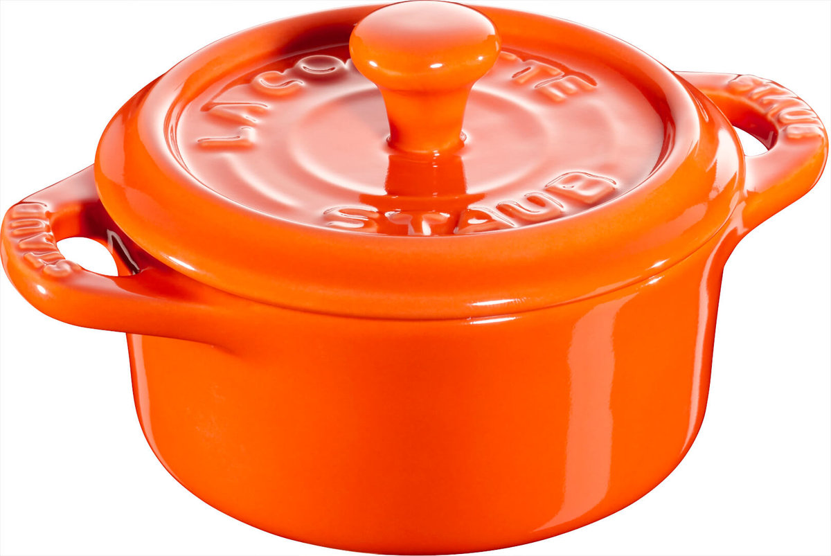 Staub Staub Mini Cocotte Okrągły - 200 ml, Pomarańczowy - Staub | Sklep ...