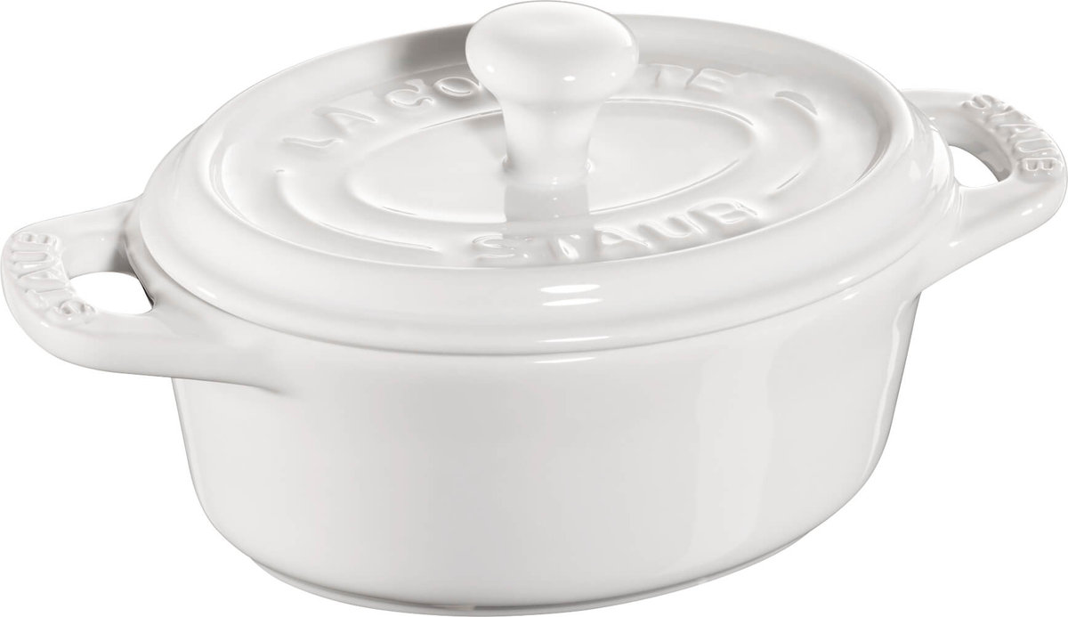 Staub Staub Mini Cocotte Owalny - 200 ml, Biały - Staub | Sklep EMPIK.COM
