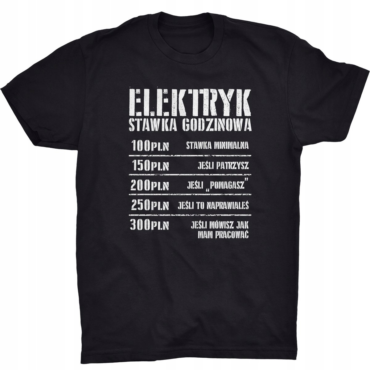 Stawka Godzinowa Koszulka Dla Elektryka Prezent - GILDAN | Moda Sklep EMPIK.COM