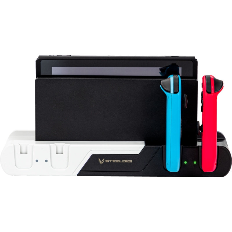 SteelDigi, Stacja ładująca RED CONDOR do Nintendo Switch/OLED, Czarno ...