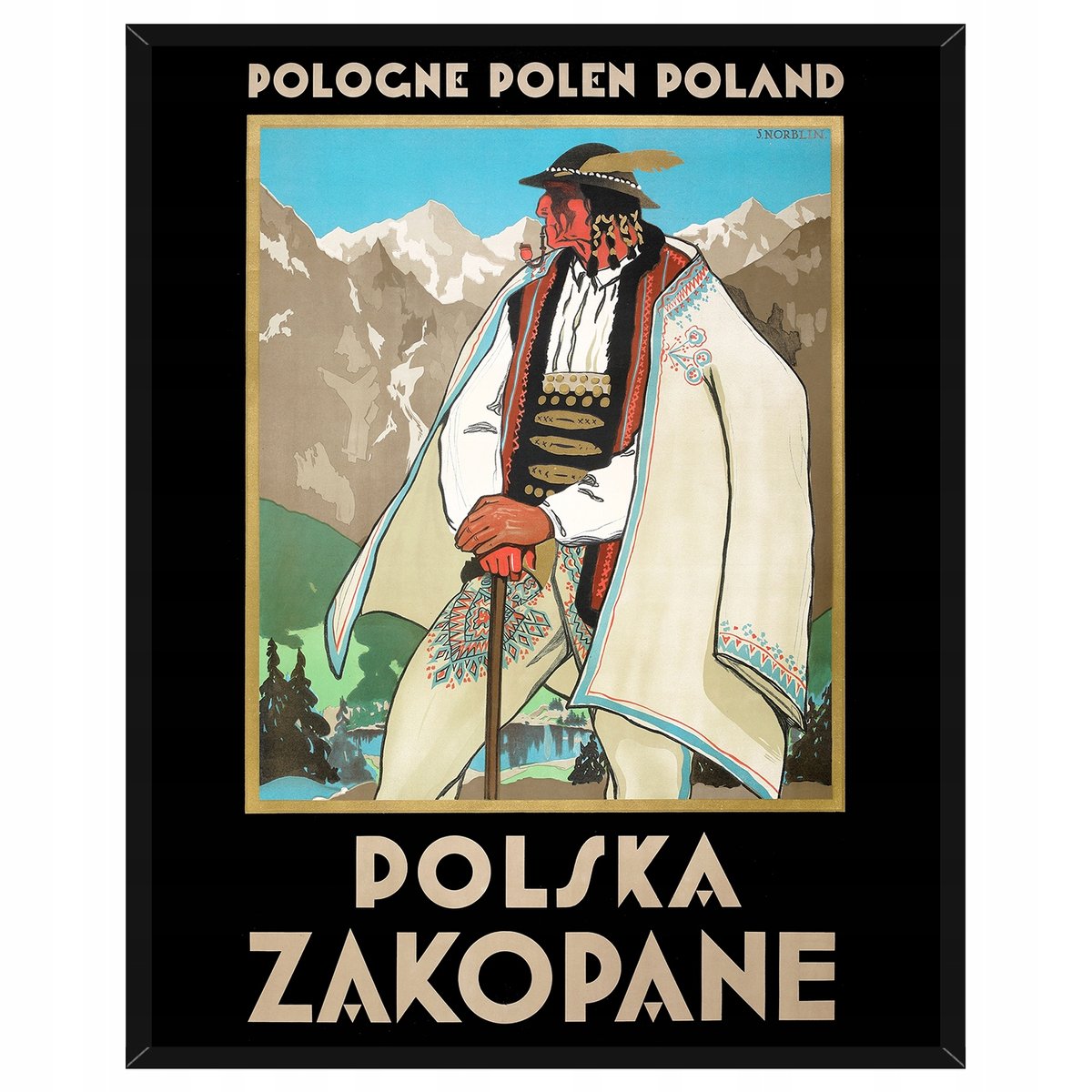 Stefan Norblin Polska Zakopane OBRAZ 50x40 - Inna marka | Sklep EMPIK.COM