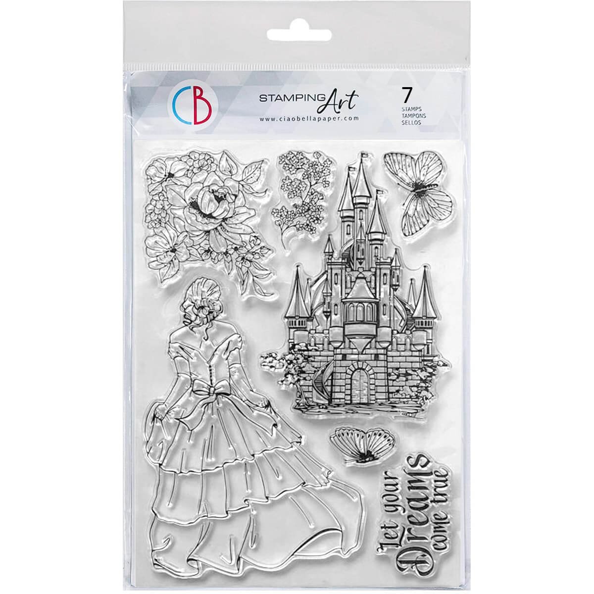 Stemple Clear Stamp Set 6"x8" Once upon a time - Ciao Bella | Sklep ...