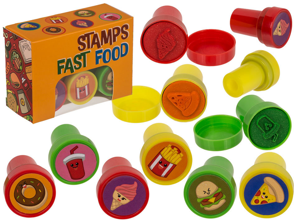 Stemple „Fast Food” – Oryginal - Kemis - House of Gadgets | Sklep EMPIK.COM