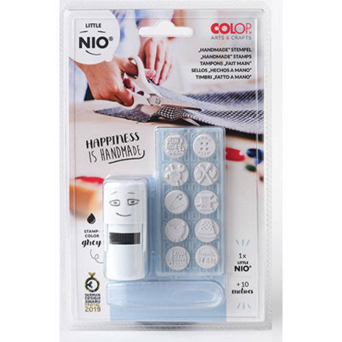 Stemple ozdobne, Little Nio, ręcznie zdobione, 10 sztuk - Colop Arts ...