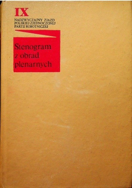 Stenogram z obrad plenarnych - Opracowanie zbiorowe | Książka w Empik