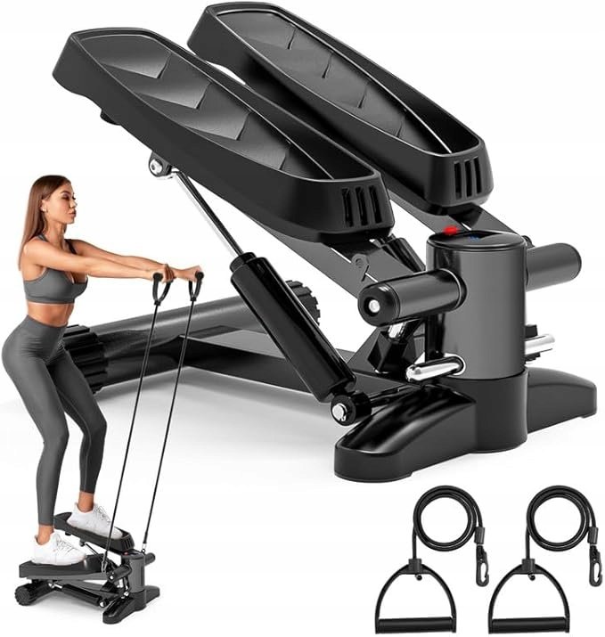 Stepper Domowy Stepper Fitness Z Gumami Oporowymi Do 150Kg - Tohoyard ...