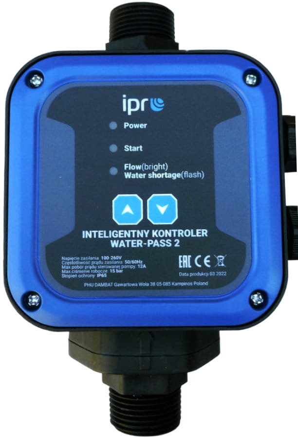 Sterownik pompy Water-Pass 2 IPRO ze zbiornikiem redukującym uderzenia ...