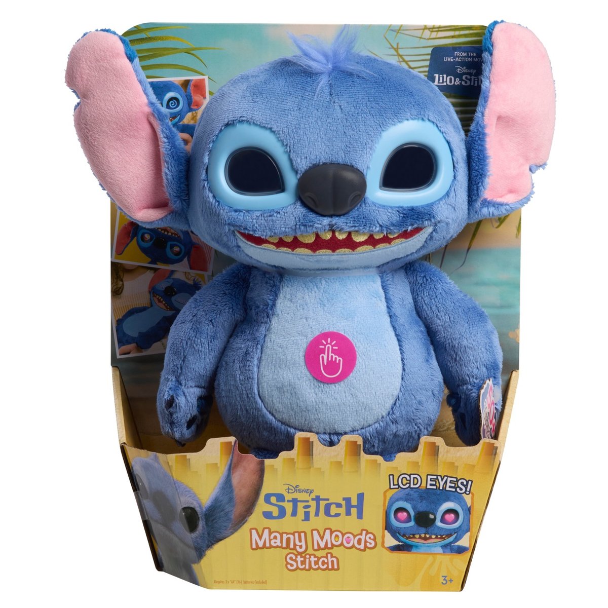 Stitch Emotive Eyes Feature Plush - Just Play | Sklep EMPIK.COM