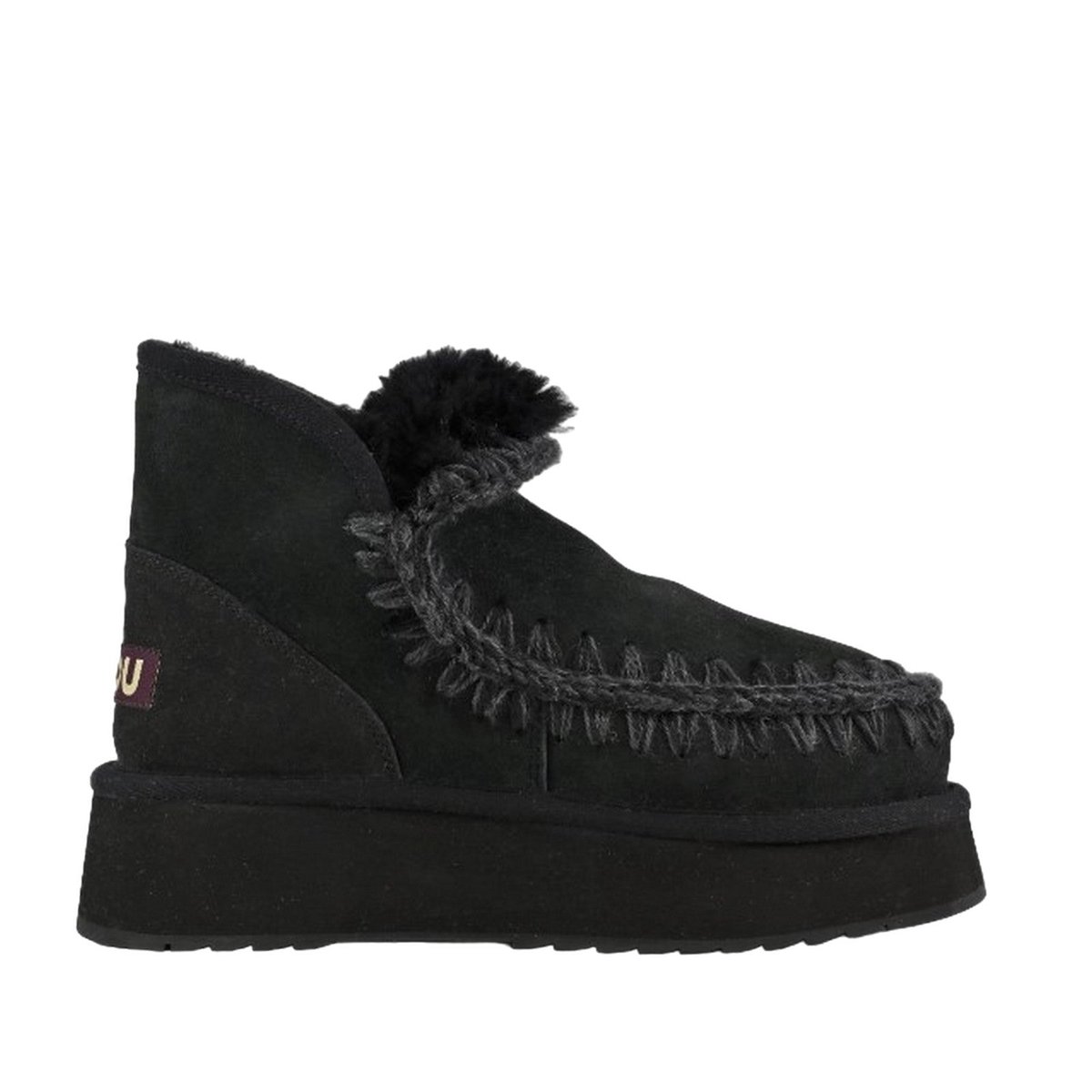 stivali donna mou - mini eskimo platform boot - nero - Inna marka | Moda Sklep EMPIK.COM
