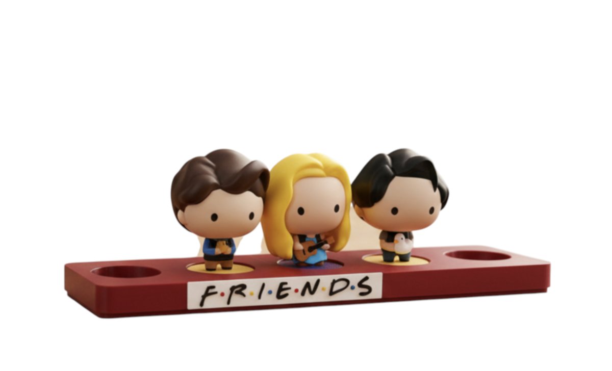Stojak ekspozycyjny na figurki Friends McDonald’s Stand 3D - GALOPI ...