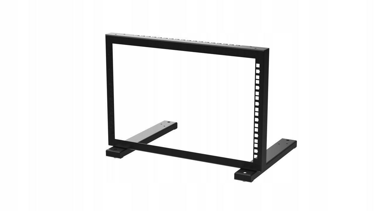 Stojak RACK 19" 6U do Montażu Urządzeń RACK Czarny Statyw Stalflex ...