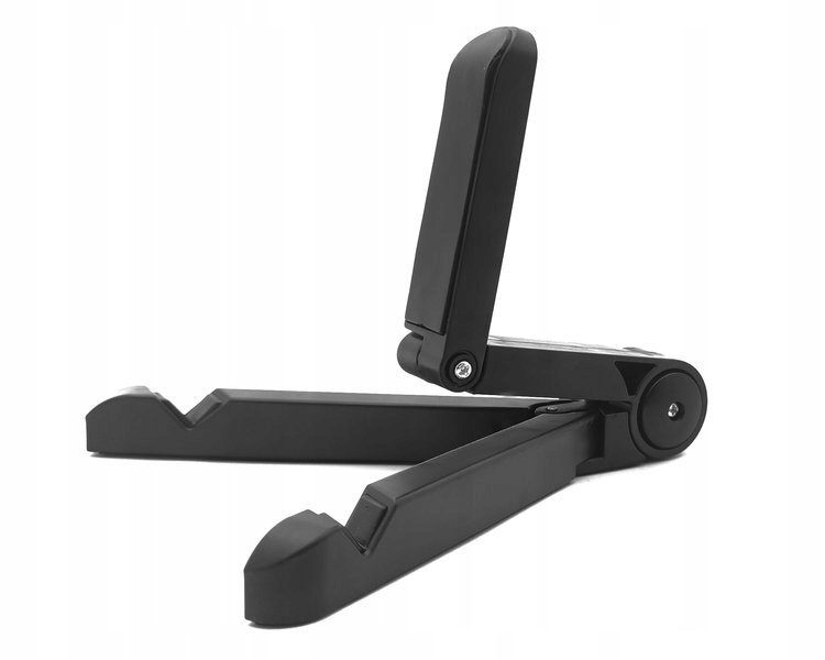 STOJAK UCHWYT PODSTAWKA POD TELEFON TABLET SOLIDNA CZARNA UNIWERSALNA ...