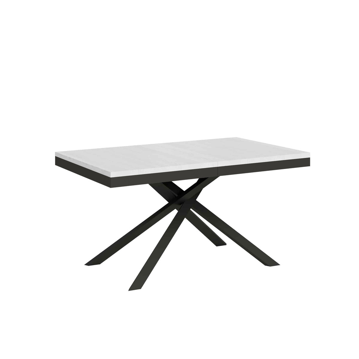 Stół rozkładany 90x160/264 cm Karida Evolution frassino biała Rama w ...