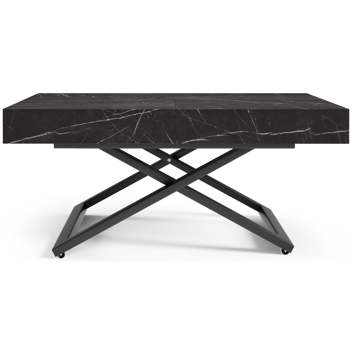 Stół Rozkładany Aurora U Black Pietra Grigria - G+K MEBLE | Sklep EMPIK.COM