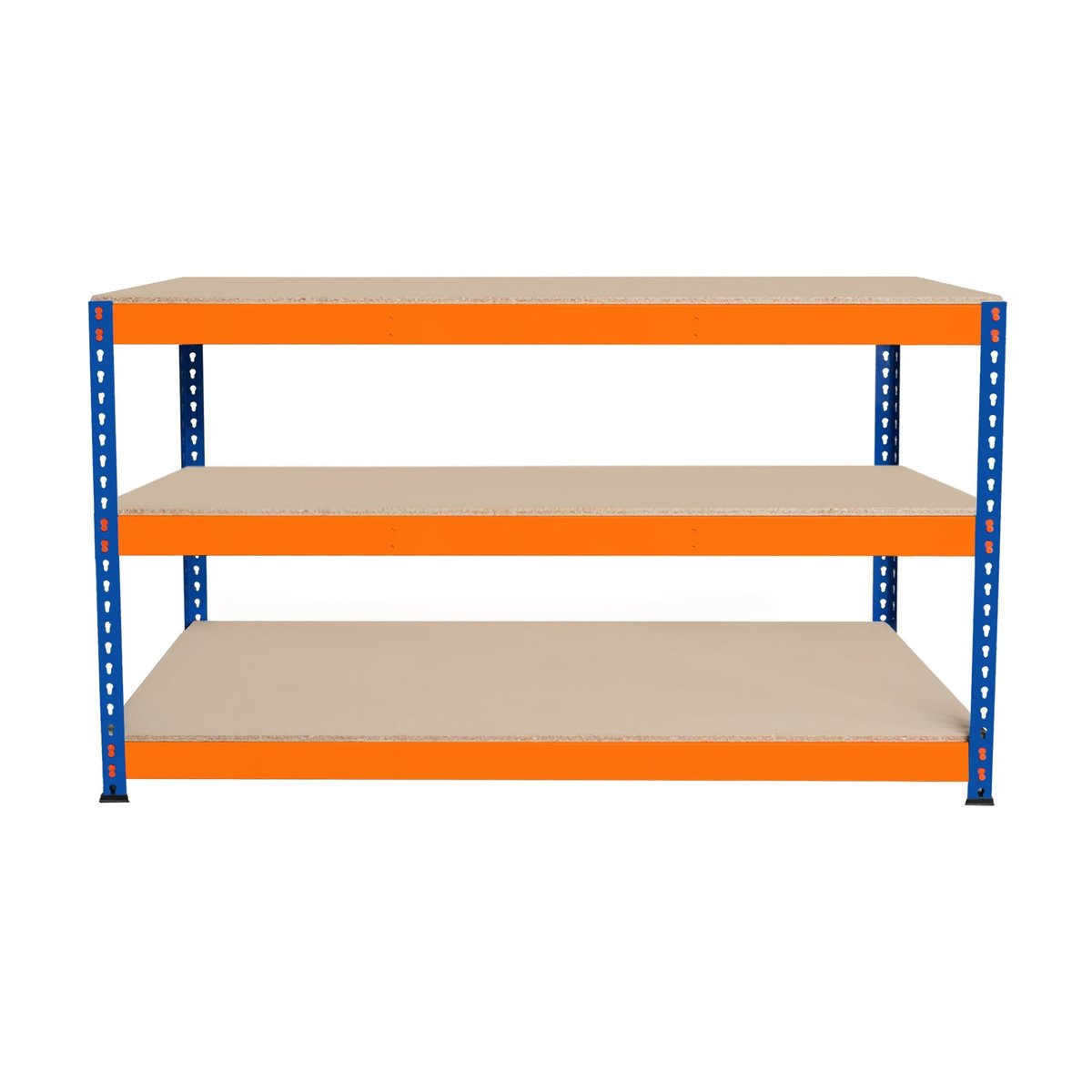 Stół warsztatowy S-Rax 3-poziomowy - 150 cm x 60 cm x 90 cm - Monster ...