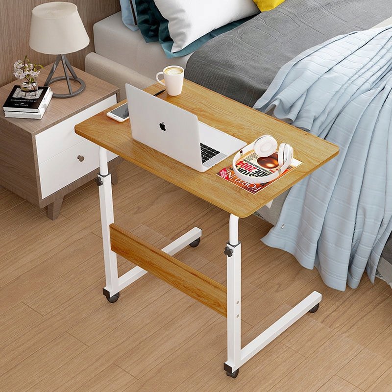 STOLIK POD LAPTOPA NA KÓŁKACH REGULOWANA WYSOKOŚĆ MOBILNY BIURKO - REXO ...