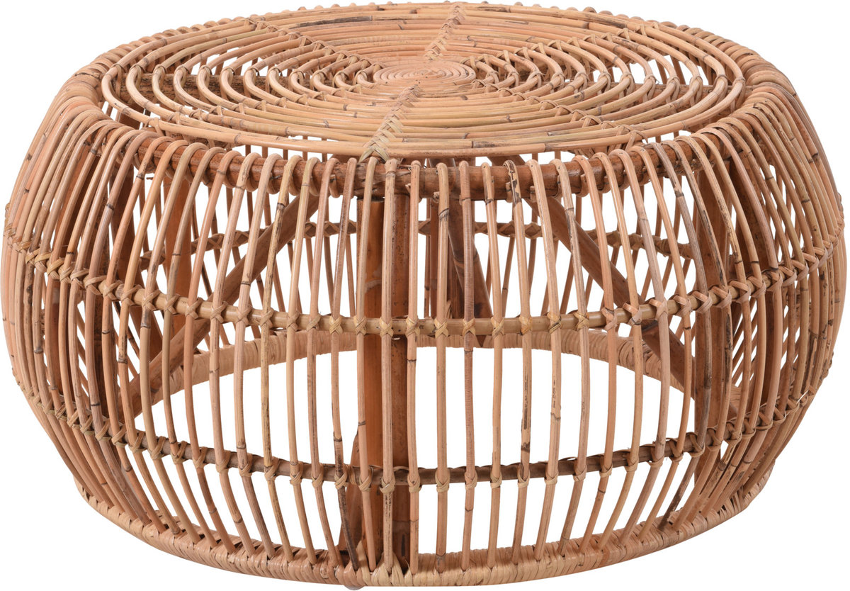 Stolik Rattan Średnica 80Xh38Cm Boho - Inna marka | Sklep EMPIK.COM
