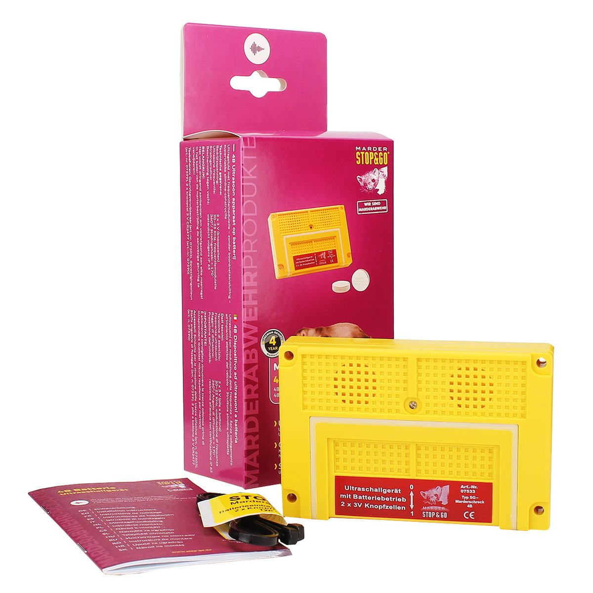 Stop&Go 07533 Samochodowy Odstraszacz Ultradźwiękowy Na Kuny (Nawet 24 ...