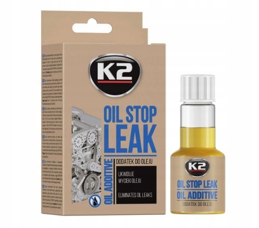 STOP LEAK OIL DODATEK USZCZELNIACZ SILNIKA K2 STOP-LEAK 50ml - Inna ...