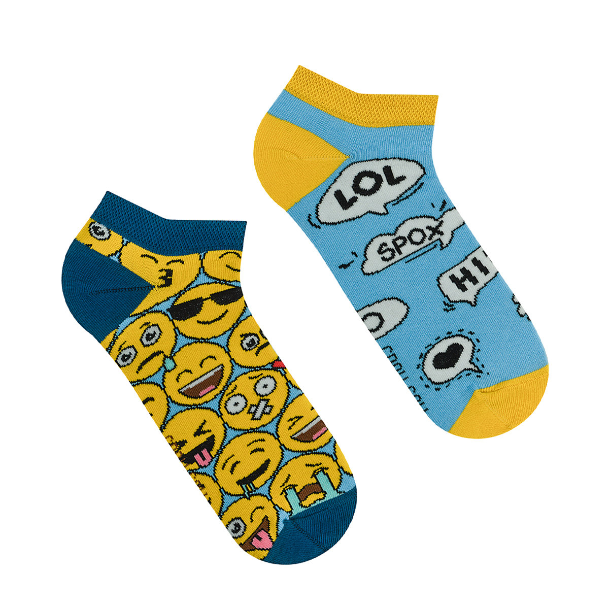 Stopki Emotki 40-43 - Spox Sox | Moda Sklep EMPIK.COM