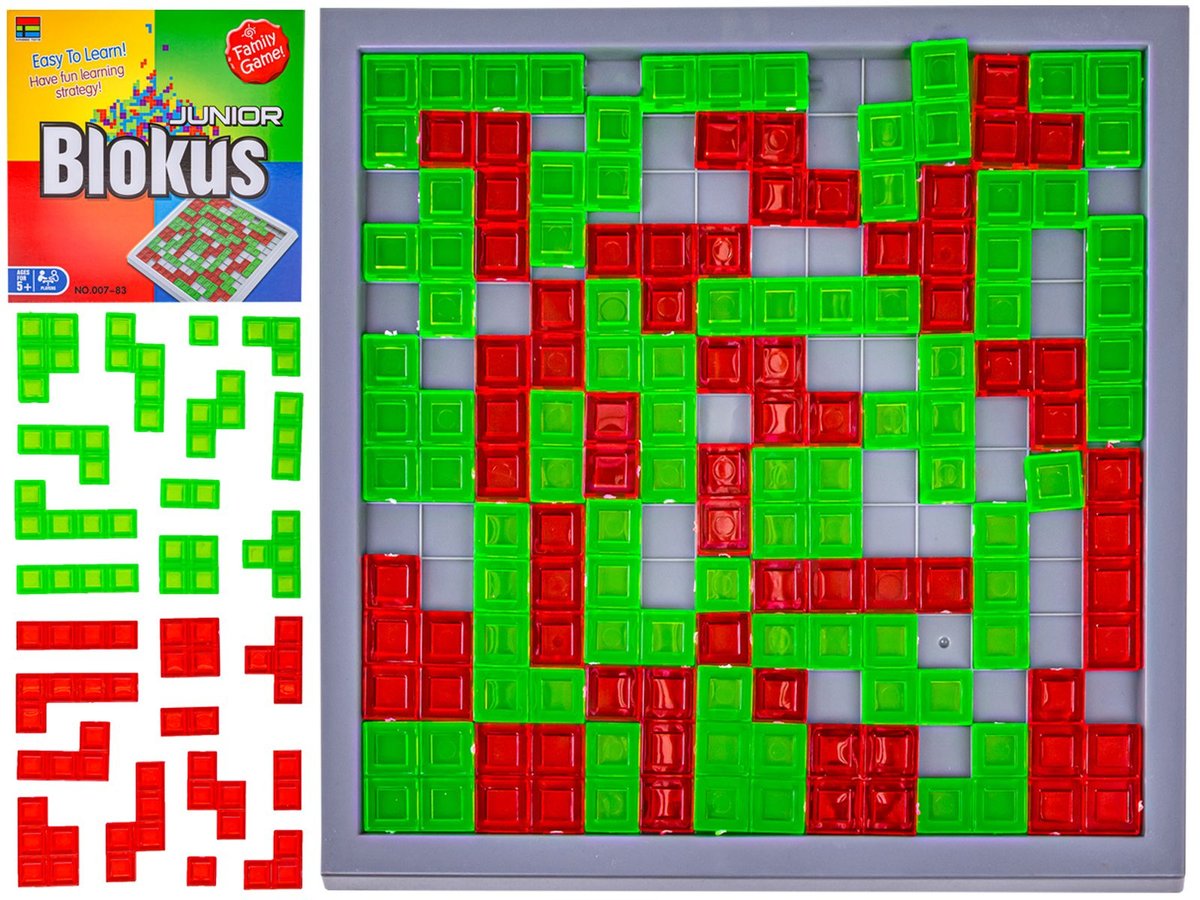 Strategiczna gra logiczna "BLOKUS JUNIOR" Układanka, Plansza + Klocki - Inna marka | Sklep EMPIK.COM
