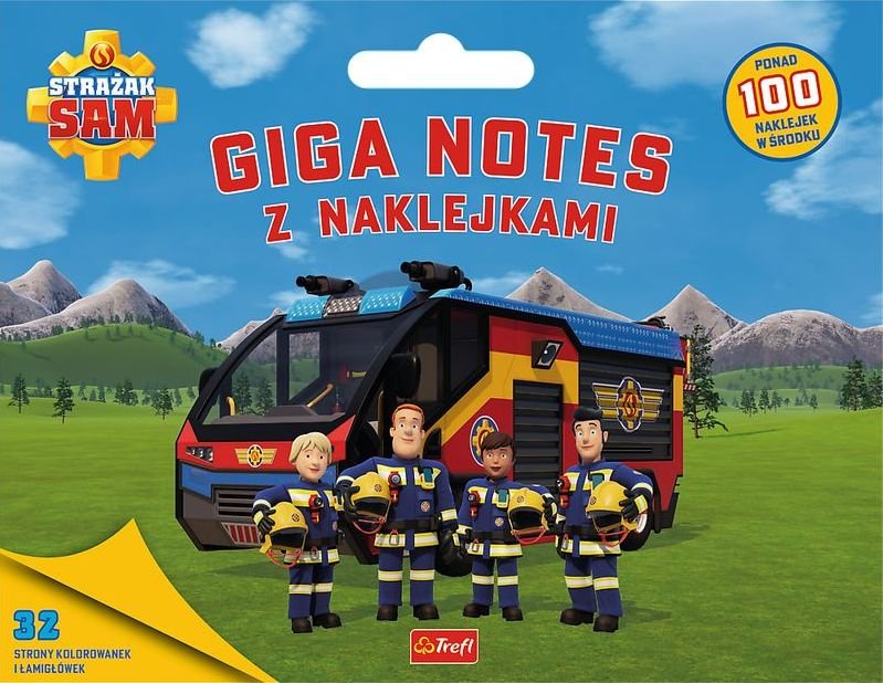 Strażak Sam. Giga notes z naklejkami - Opracowanie zbiorowe | Książka w ...