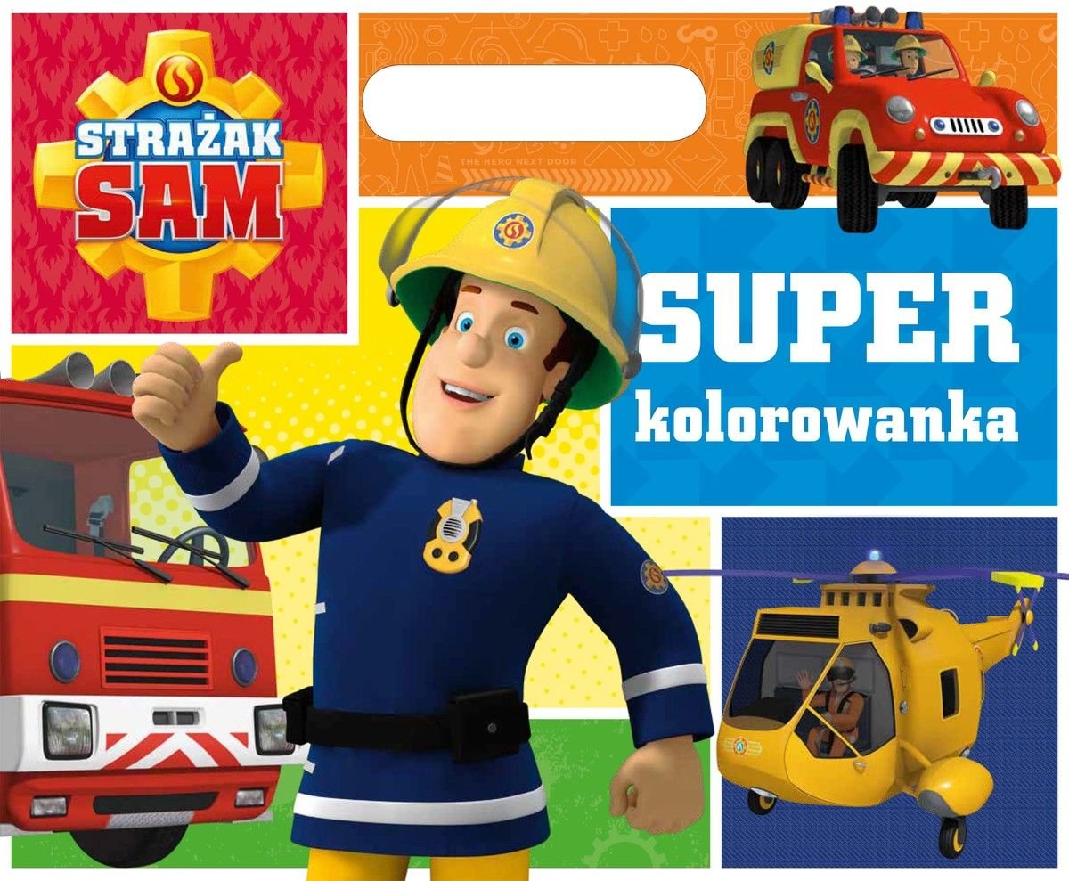 Strażak Sam. Superkolorowanka - Opracowanie zbiorowe | Książka w Empik