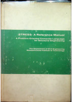 Stress A Reference Manual A problem Oriented Computer Language for ...