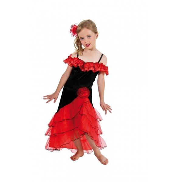 Strój hiszpańskiej tancerki flamenco-140 - Inna marka | Przyjęcia i ...