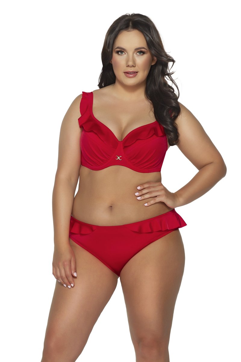 Strój kąpielowy góra biustonosz soft SK 181 miękki czerwony 80D - AVA | Moda Sklep EMPIK.COM
