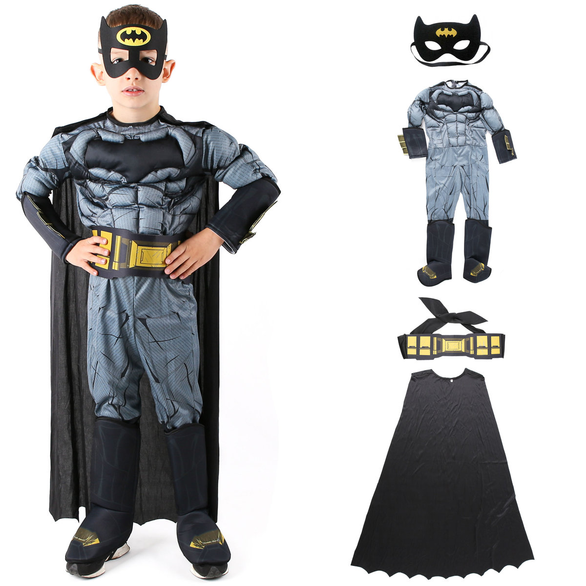 STRÓJ KOSTIUM BATMAN MASKA PELERYNA Rozmiar S - Cogio | Przyjęcia i ...