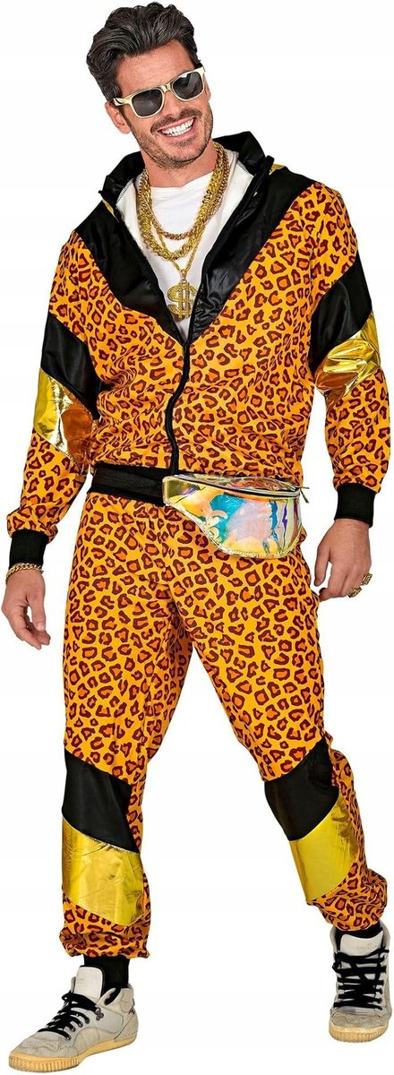 Strój Kostium Disco Party Lata 80 90 Dres Dresiarz Przebranie Bal ...