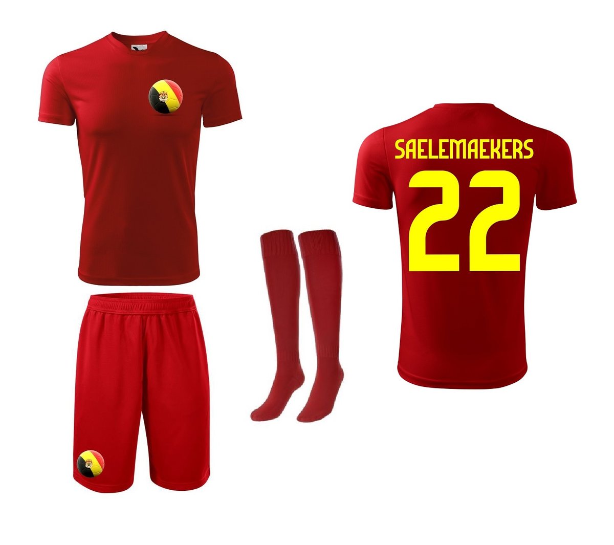 Strój piłkarski Belgia Alexis Saelemaekers 22 Jr - Inna marka | Sport ...