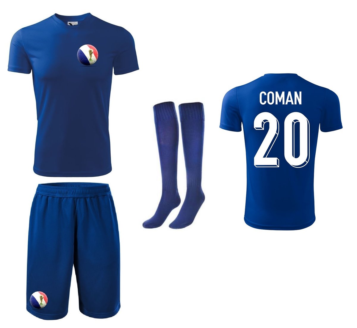 Strój piłkarski Francja KINGSLEY COMAN 20 - Inna marka | Sport Sklep ...