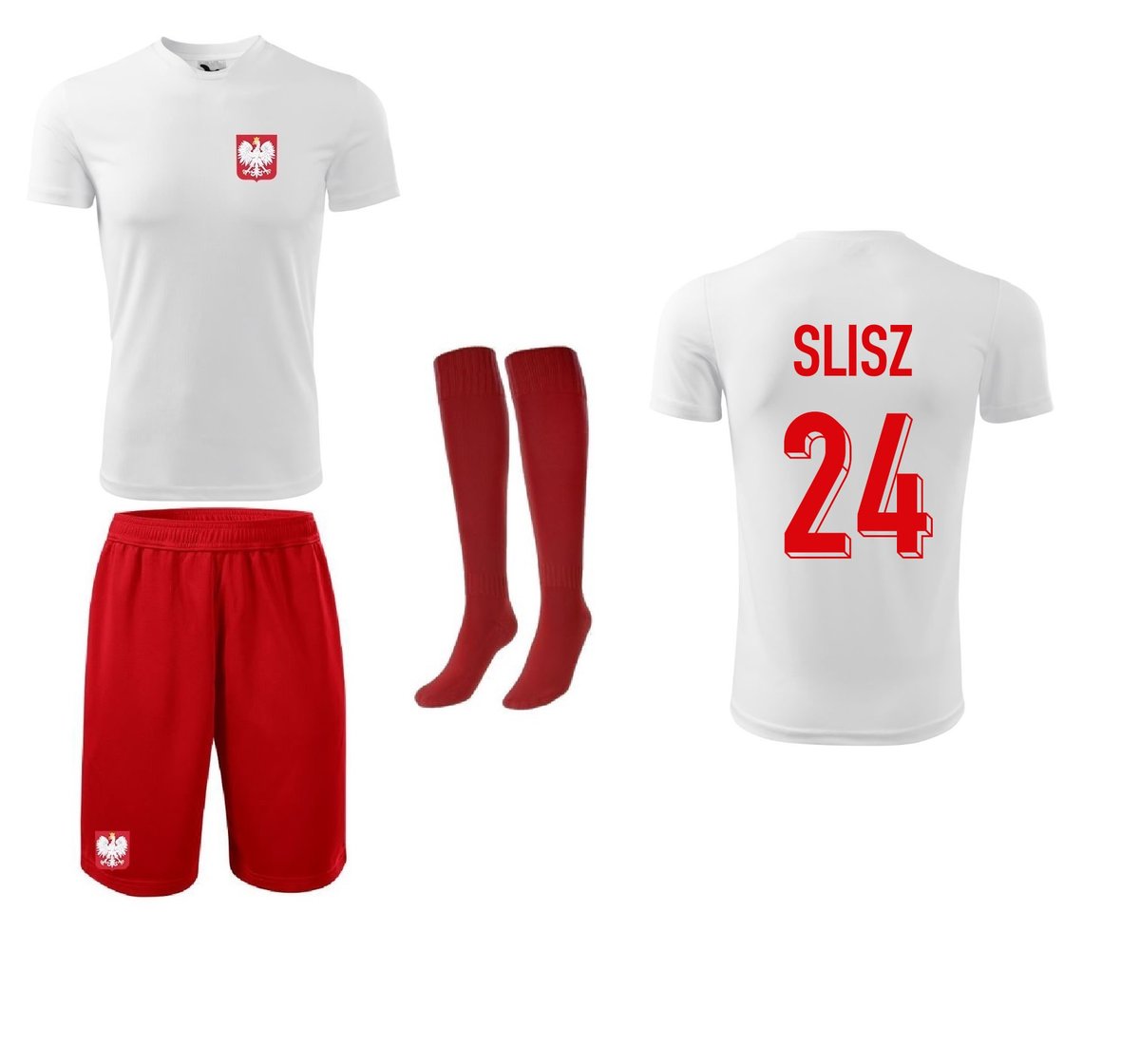 Strój piłkarski Reprezentacji Polski Slisz - Inna marka | Sport Sklep ...