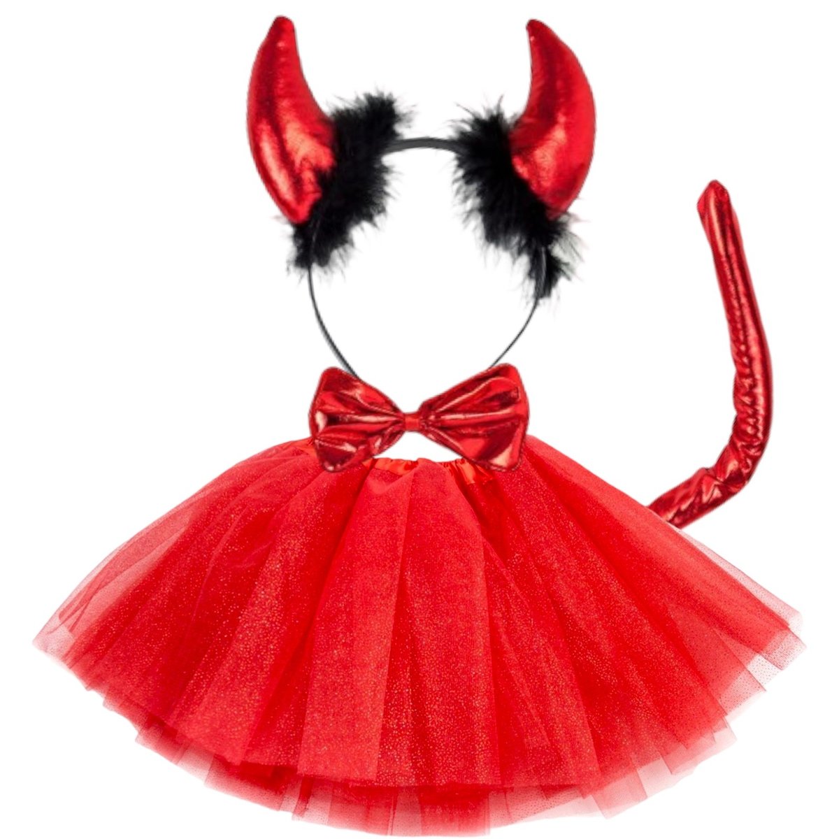 Strój TUTU Rogi Diabeł Diabełek - del-sol | Sklep EMPIK.COM