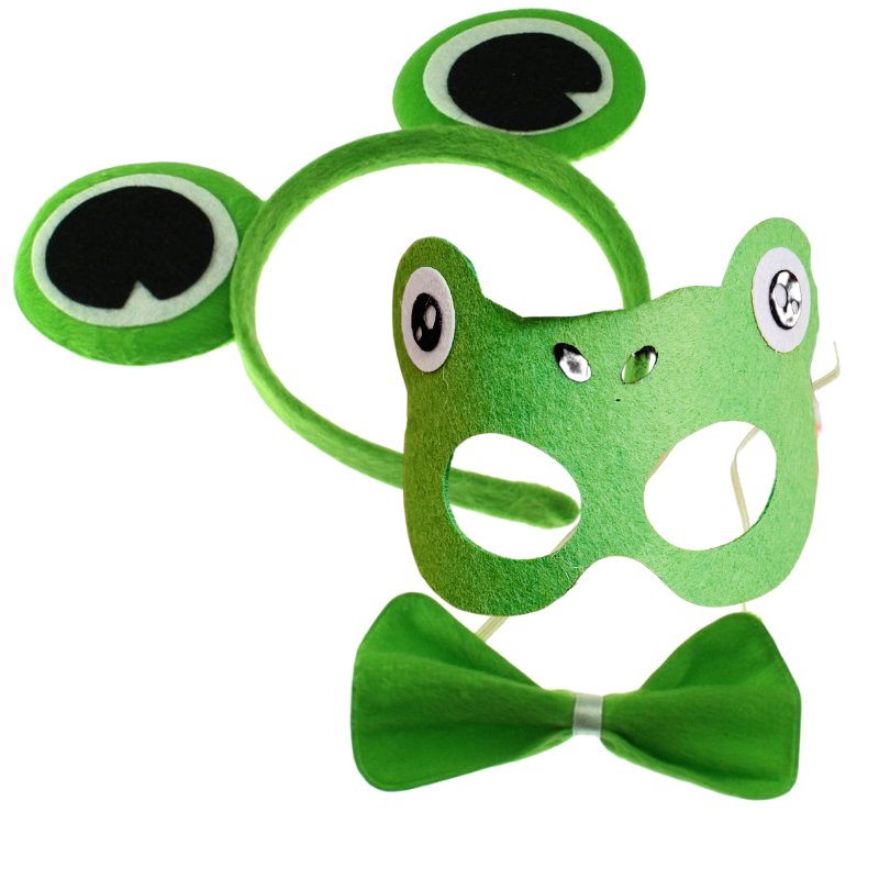 Strój Żabki Opaska Maska Na Oczy Mucha Żaba Ropucha Wiosna Bocian ...