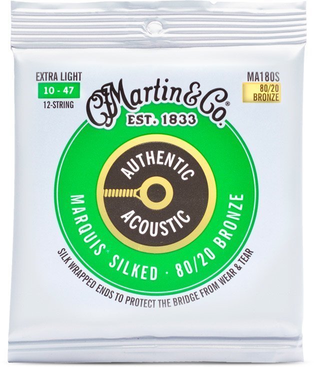 Struny Do Gitary Akustycznej 12-Strunowej Martin Ma180S - Martin ...