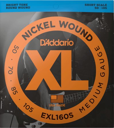 Struny do gitary basowej basu Daddario EXL160S krótkie - D'Addario ...
