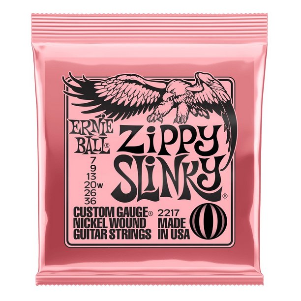 Struny do Gitary Elektrycznej 7-36 Ernie Ball Zippy Slinky EB2217 ...
