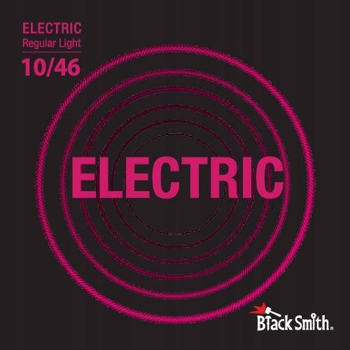 STRUNY DO GITARY ELEKTRYCZNEJ BLACKSMITH NW-1046 NIKLOWE ROUNDED WOUND ...