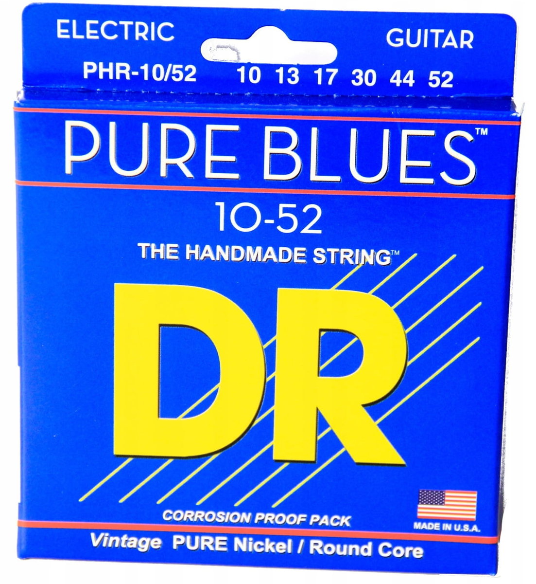 Struny do gitary elektrycznej DR Pure Blues 10-52 - DR | Muzyka Sklep ...