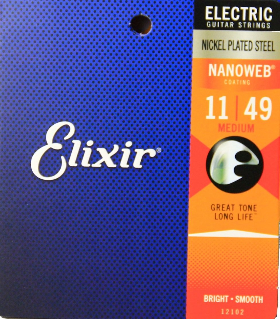 Struny do Gitary Elektrycznej Elixir Nanoweb 11-49 - Elixir | Muzyka ...