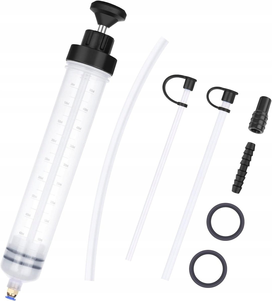 Strzykawka Do Oleju Ręczna Odsysarka Do Płynów 500Ml Olejarka Pompka ...