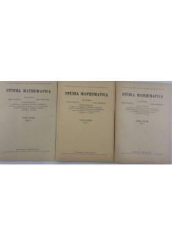 Studia Mathematica, tom LXVIII - Opracowanie zbiorowe | Książka w Empik