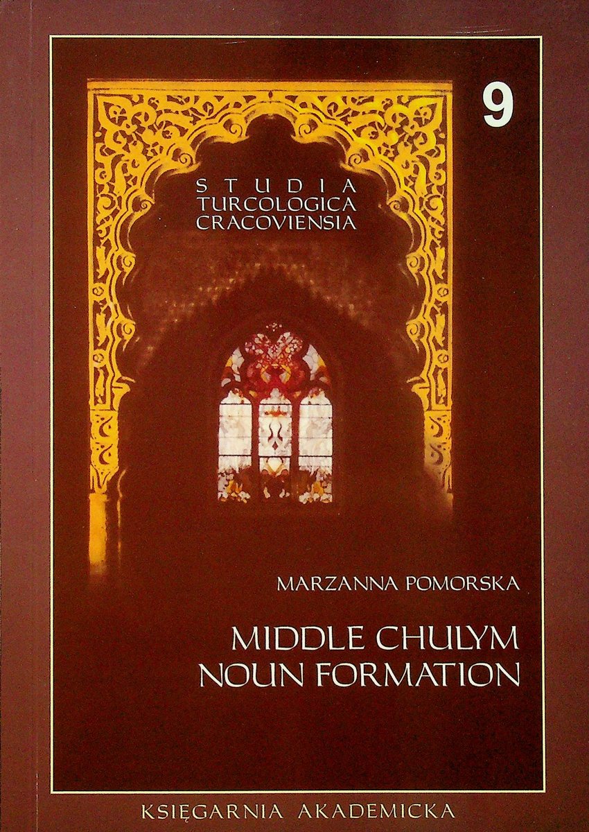 Studia Turcologica Cracoviensia 9 Middle chulym noun formation - W ...